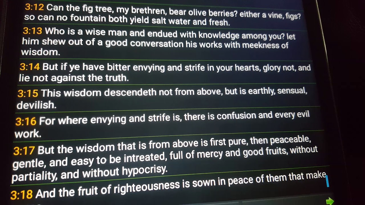 Joseph Martelli James 3;16 For where envying & strife is,there is ...