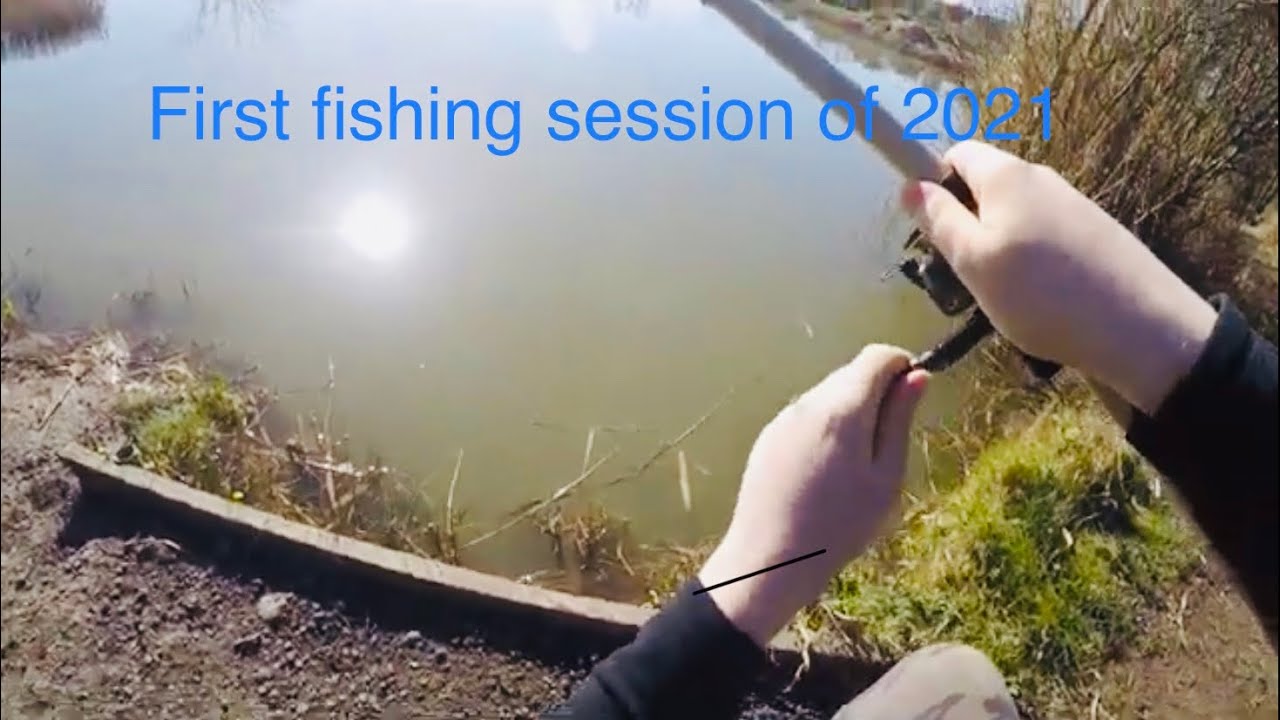 first fishing session of 2021 at finch farm - YouTube