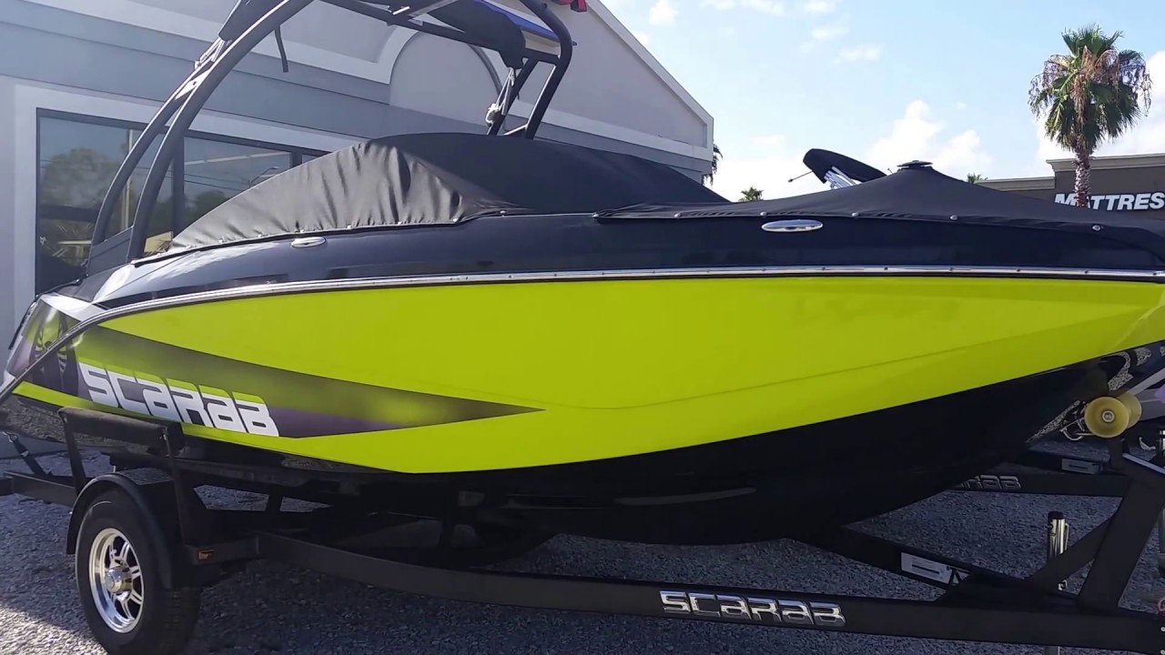 2016 Scarab 195 HO Impulse Boat For Sale at MarineMax Gulf Shores - YouTube