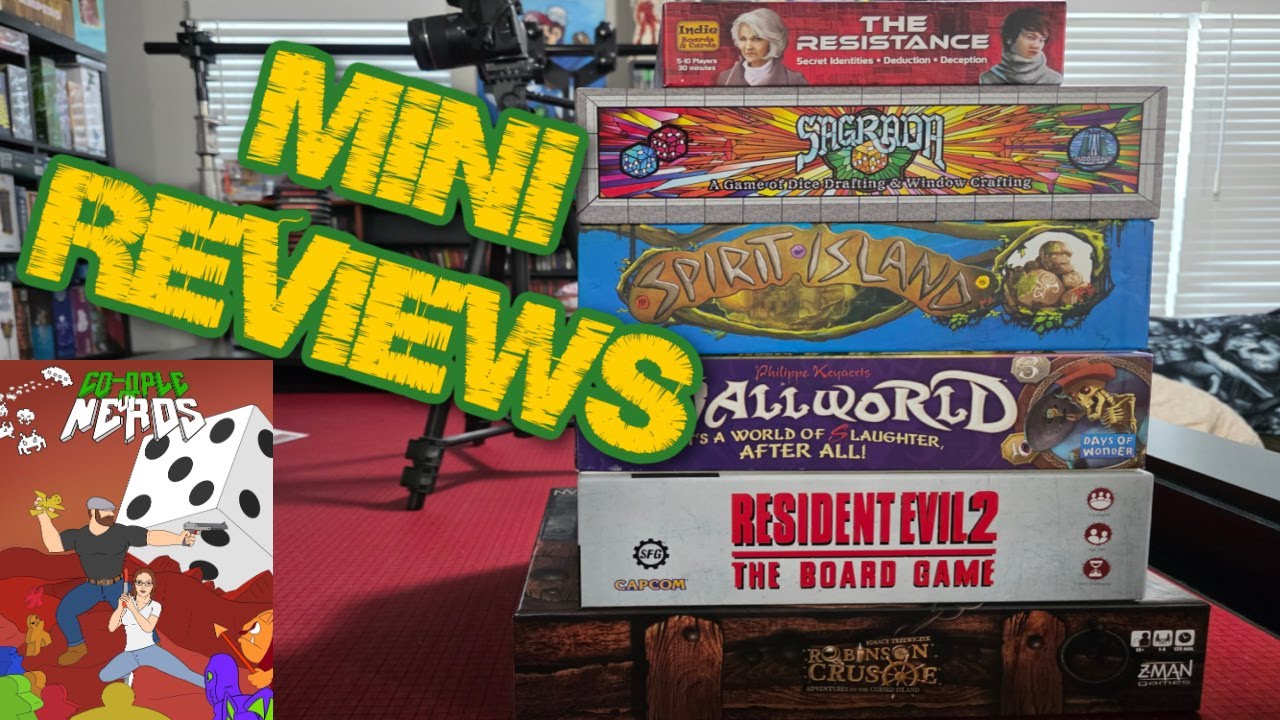Mini Reviews: Board Game Backlog Episode 13 - YouTube