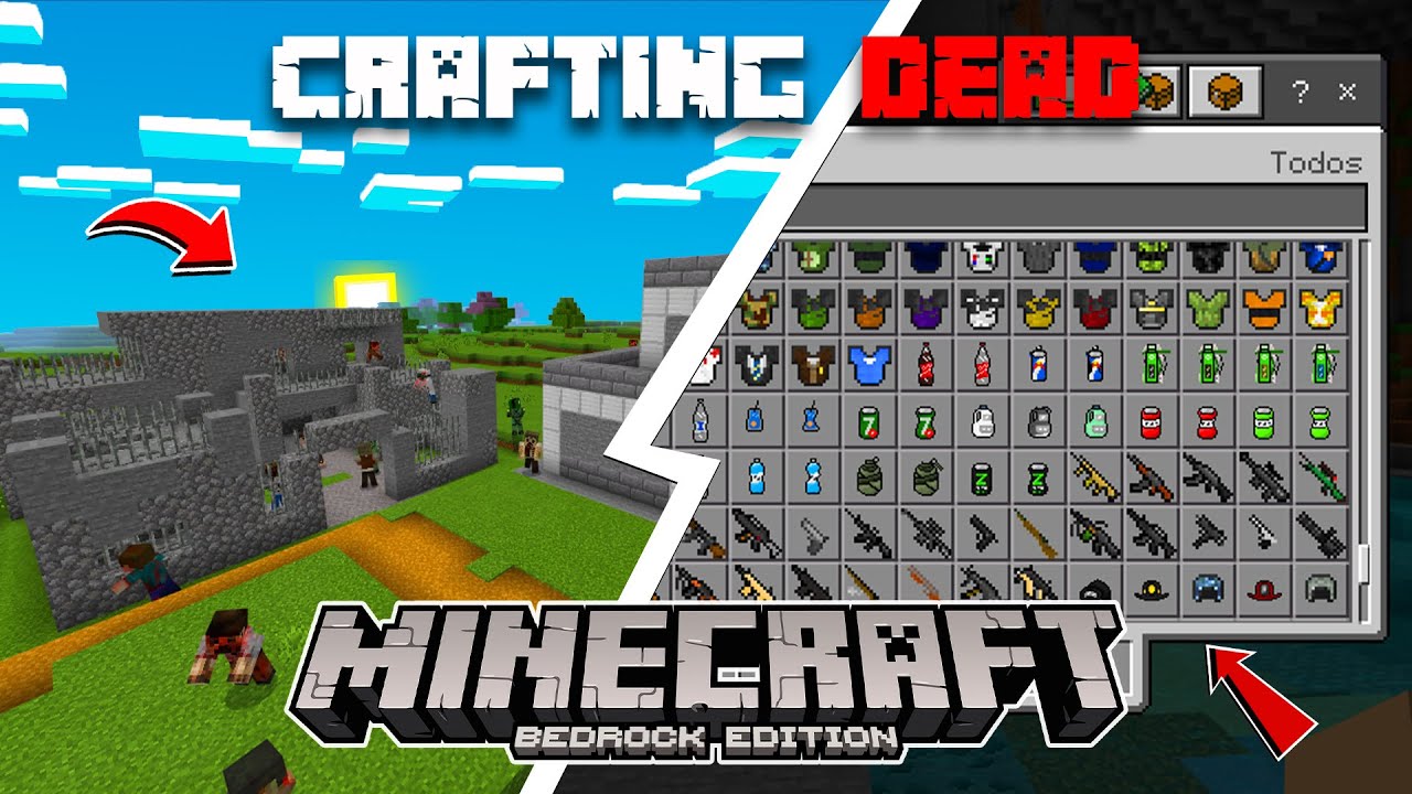🔥Saiu Novo Addon de Apocalipse - Crafting Dead Origins!!! Minecraft ...