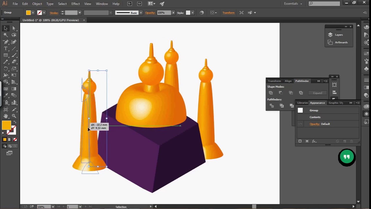 Adobe illustrator tutorial Isometric design tutorial - YouTube