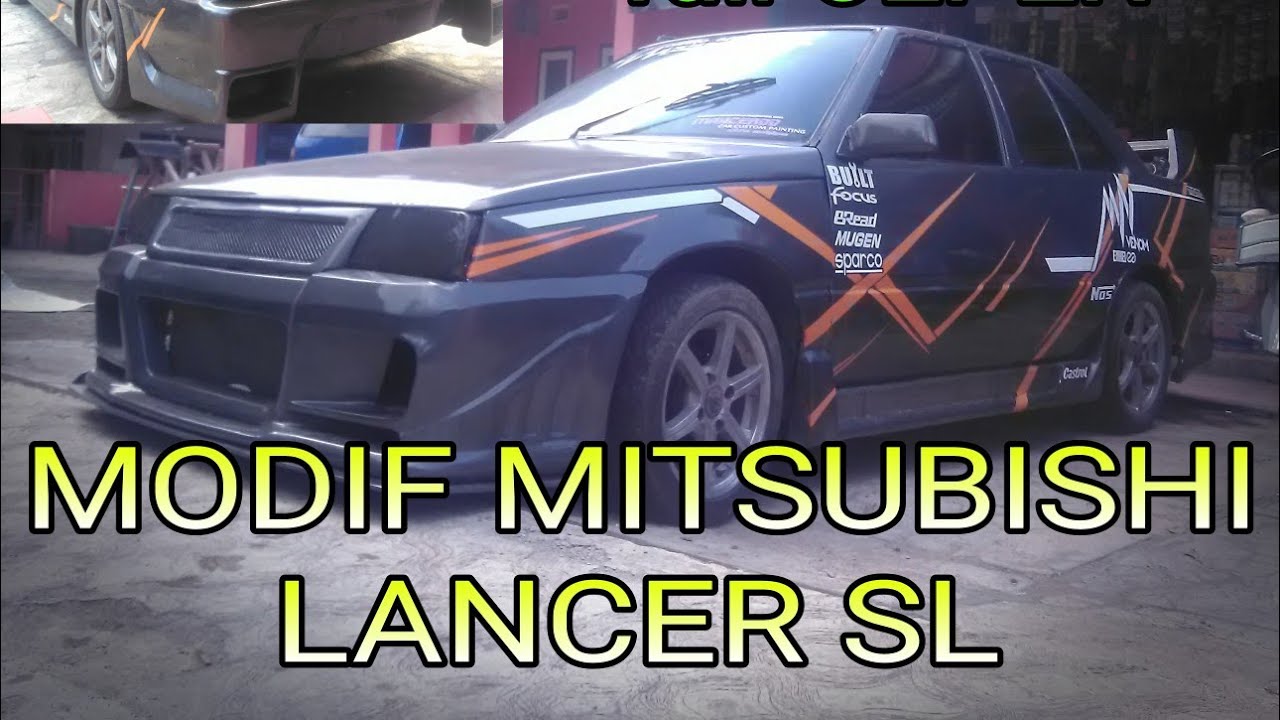 mitsubishi lancer sl modif 86 hard modified ceper - YouTube