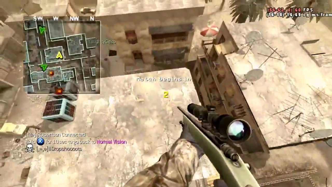 Cod4 10th prestige challenge lobby on xbox 360 - YouTube