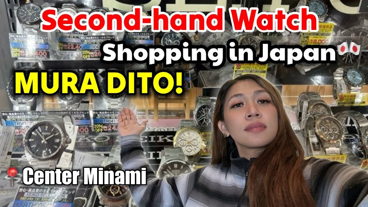 WOW! NEW SECOND HAND STORE IN JAPAN! | ORIGINAL ROLEX, TAG-HEUER, SEIKO ...