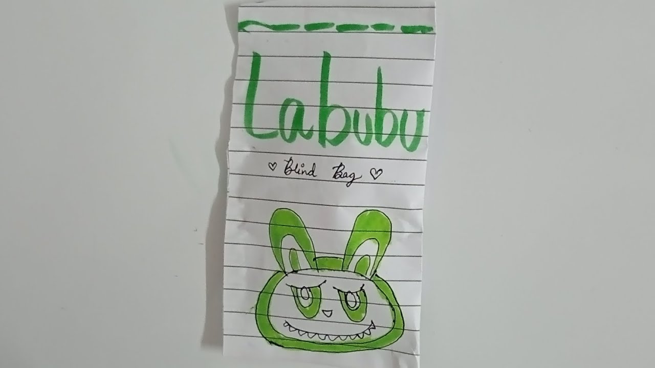 HOW TO MAKE A BLIND BAG + HOW TO MAKE PAPER LABUBU BLIND BAG**easy ...