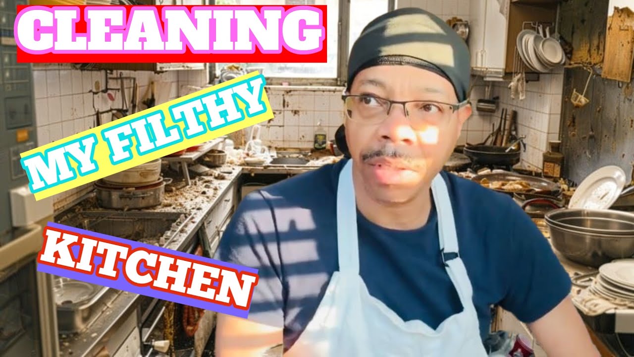 I'M CLEANING MY FILTHY KITCHEN FROM SCRATCH TODAY? - YouTube