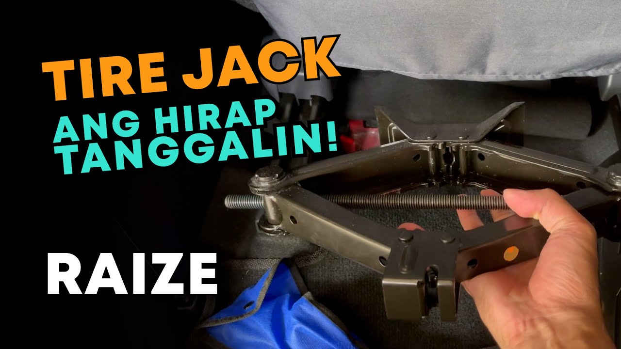 HOW TO REMOVE TIRE JACK - TOYOTA RAIZE - YouTube