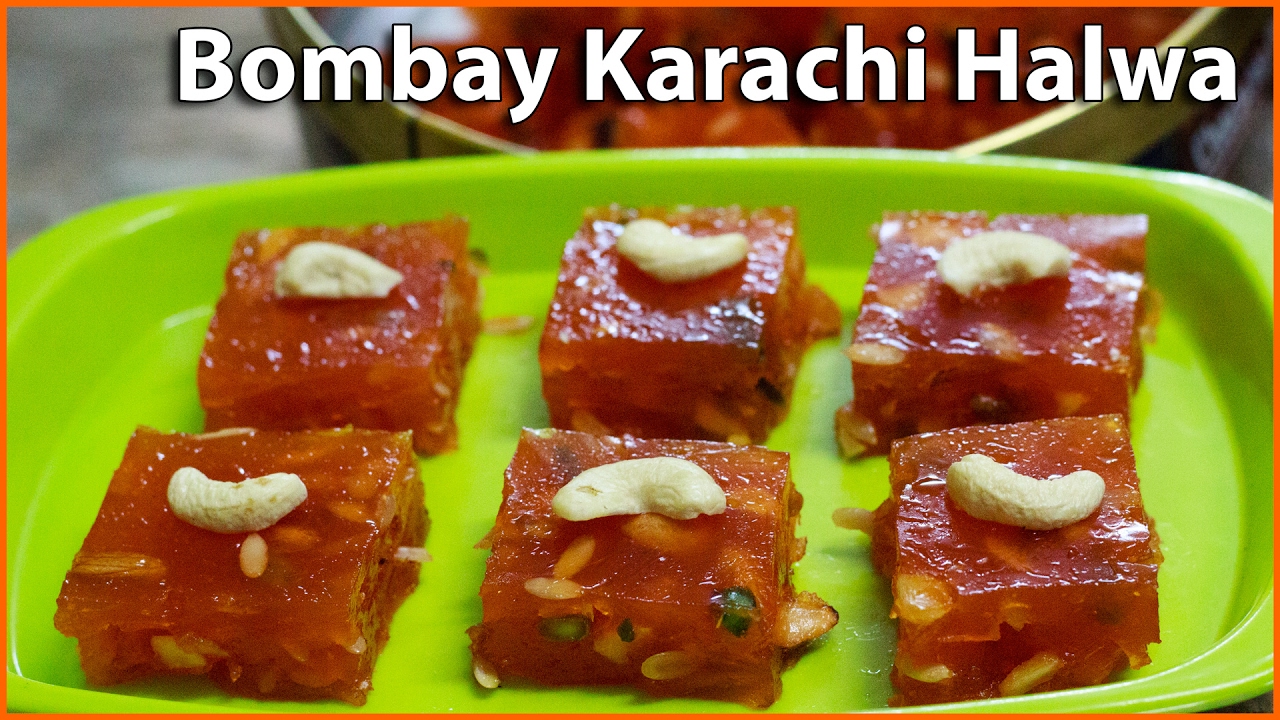 How To Make Karachi Halwa at home | Karachi Bombay Halwa Recipe - YouTube