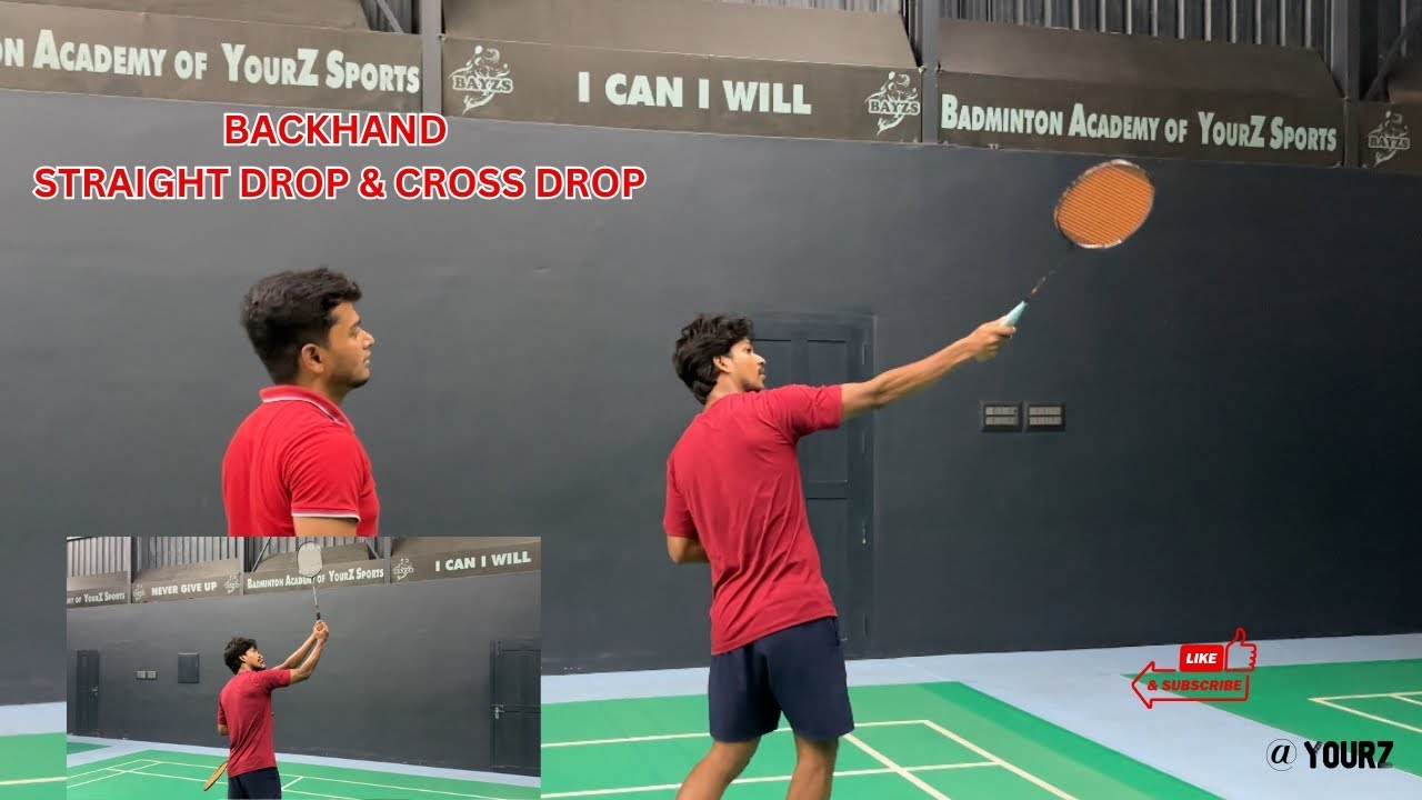Master the Backhand Drops | Straight Drop & Cross Drop Tutorial | Badminton - YouTube