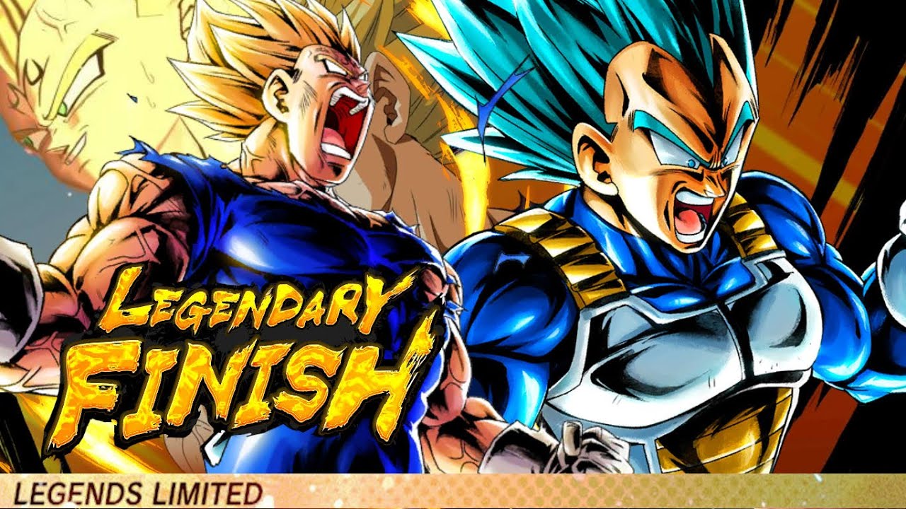 OG RED MAJIN VEGETA BEFORE LEGENDARY FINISH MV! FINAL EXPLOSION, LF SSB ...