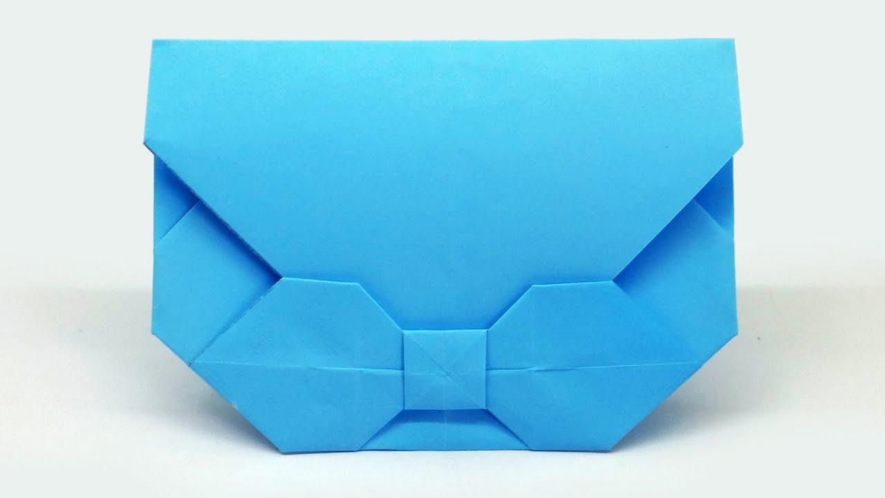 How To Make Paper Envelope | Paper Bow Envelope | DIY Envelope Making ...
