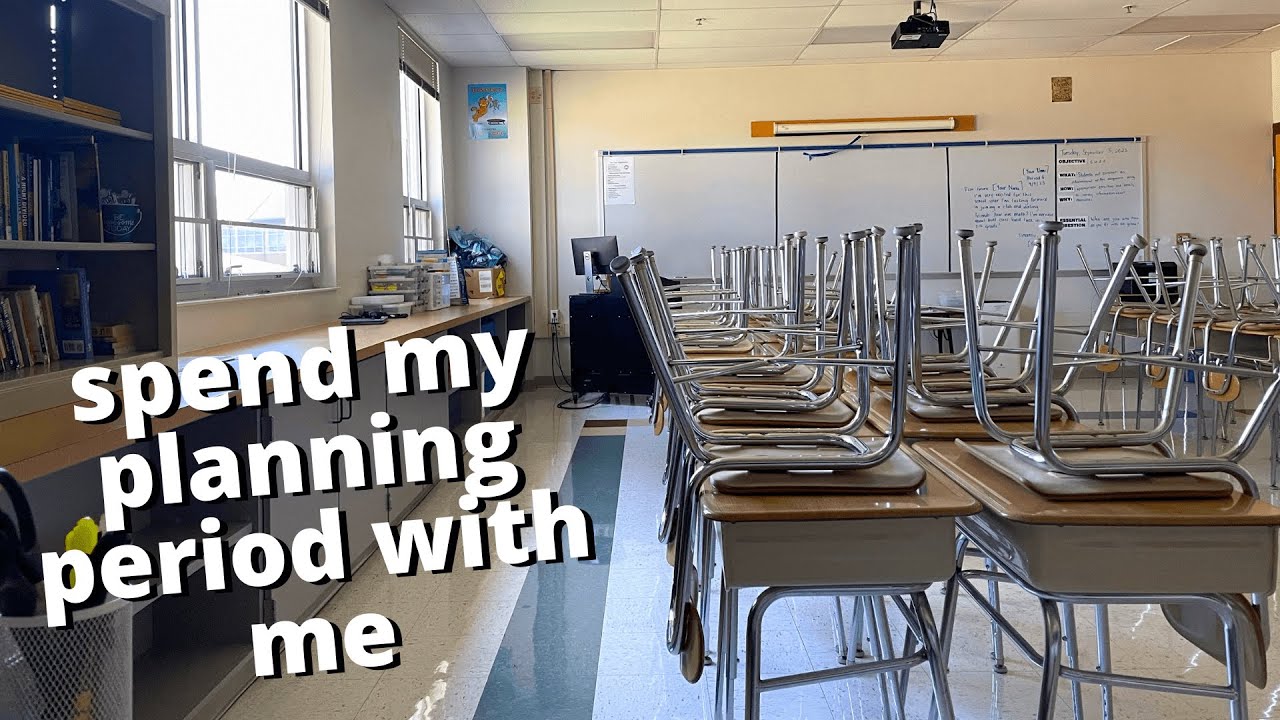 spend planning period with me | first year middle school teacher - YouTube