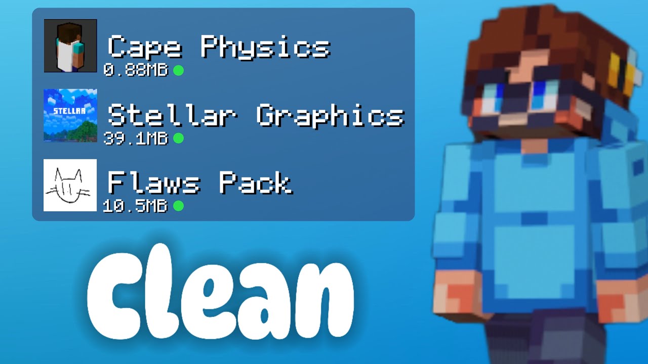 How to make Minecraft look clean.... - YouTube