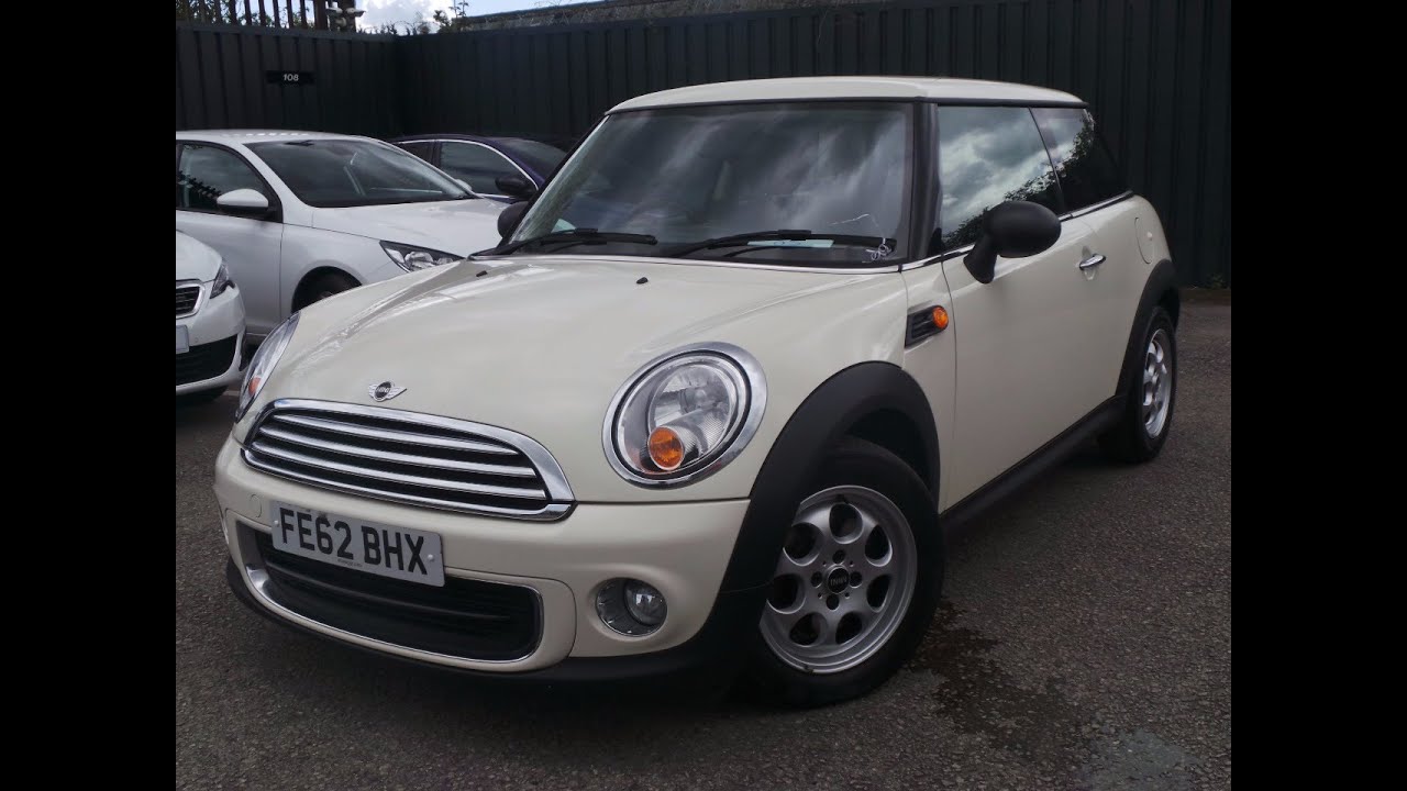 2012 62 Mini One 1.6 3dr in white - YouTube