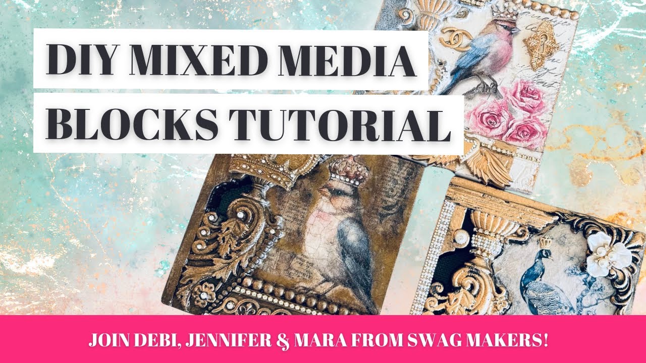 Transform Your Art: DIY Mixed Media Blocks Tutorial | SWAG Makers - YouTube