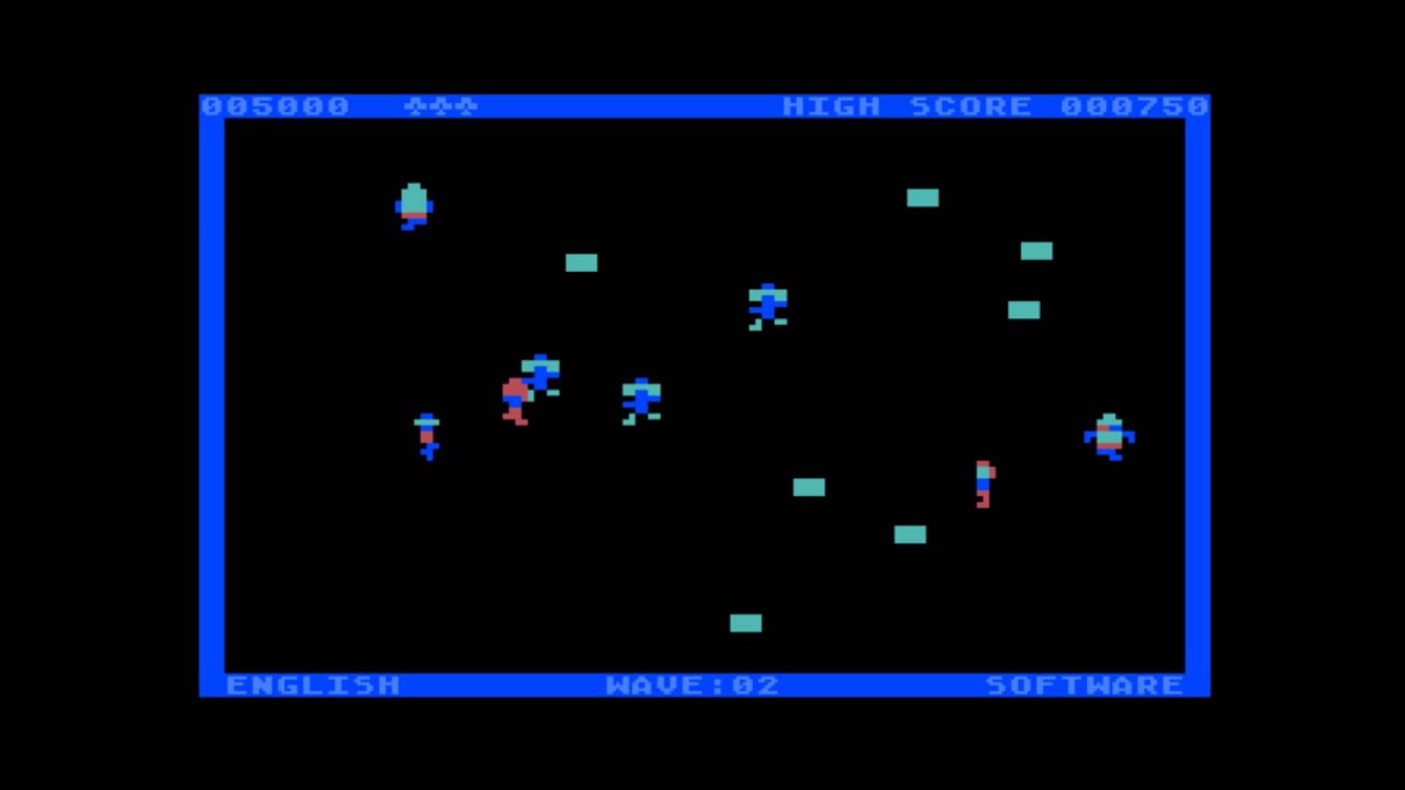 Duellin' Droid for the Atari 8-bit family - YouTube