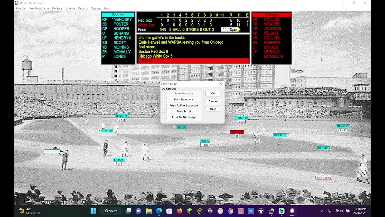 Here We Go! Red Sox At White Sox 1920 Baseball For Windows - YouTube