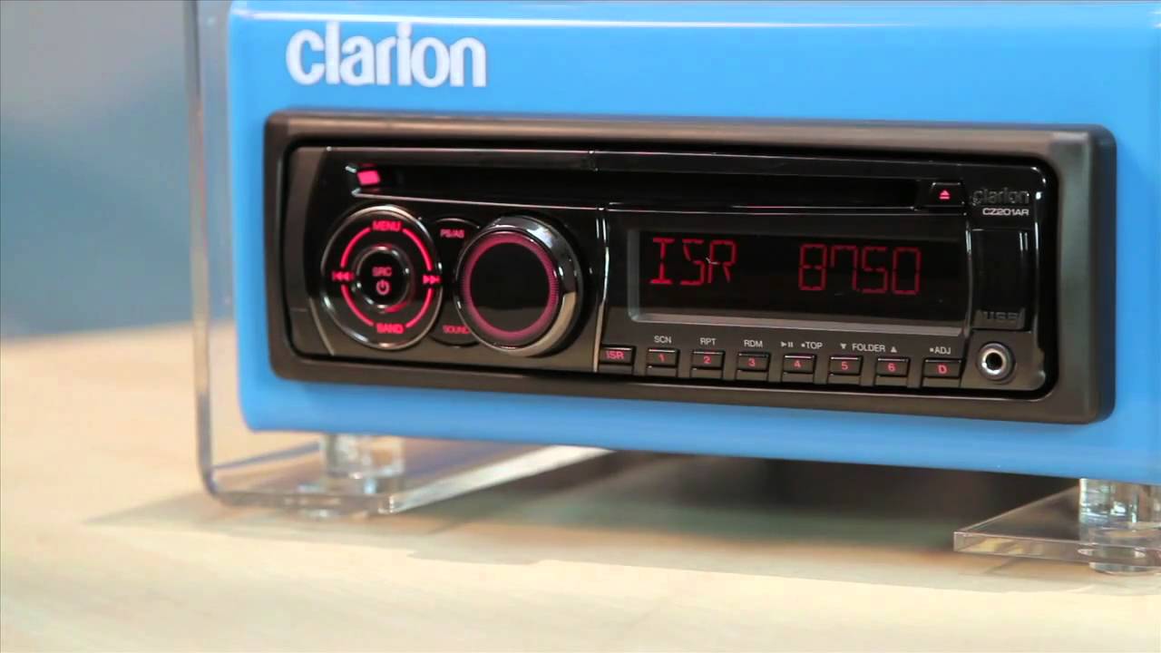Clarion CZ201 - 2. Front Panel Operations.mov - YouTube