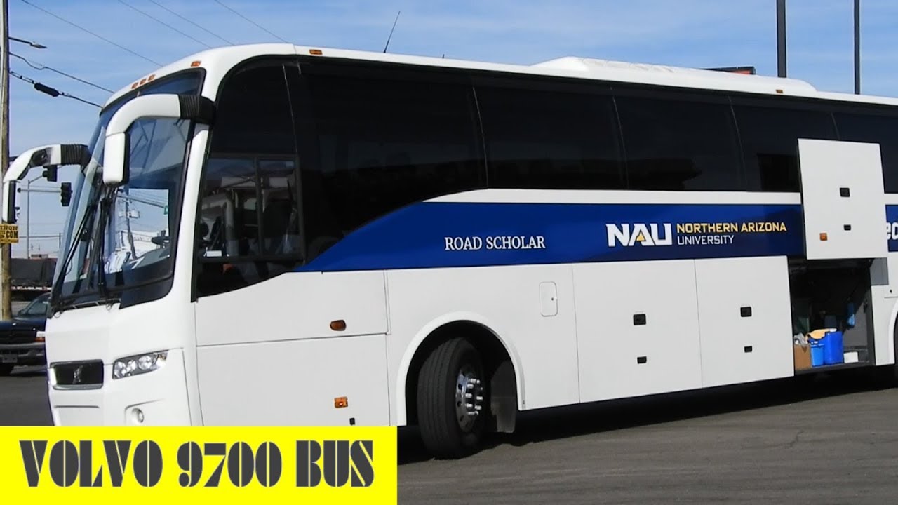 Volvo 9700 Bus - NAU Northern Arizona University - YouTube