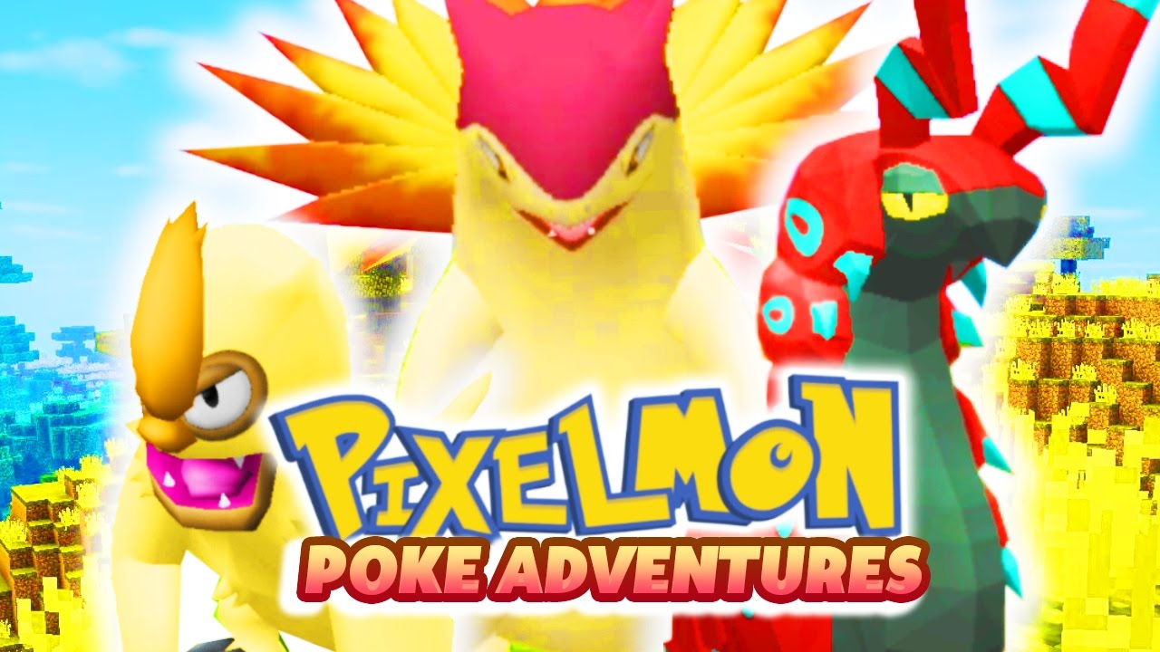 Pixelmon PokéAdventures - SHINY STARTERS & RANDOM LEGENDARY?! #01 ...
