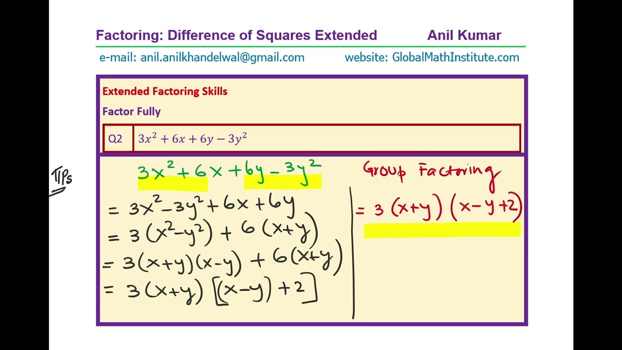 Factor Quadratic Polynomial With 4 Terms Using Different Strategies Factor Quadratic Polynomial With 4 Terms Using Different Strategies