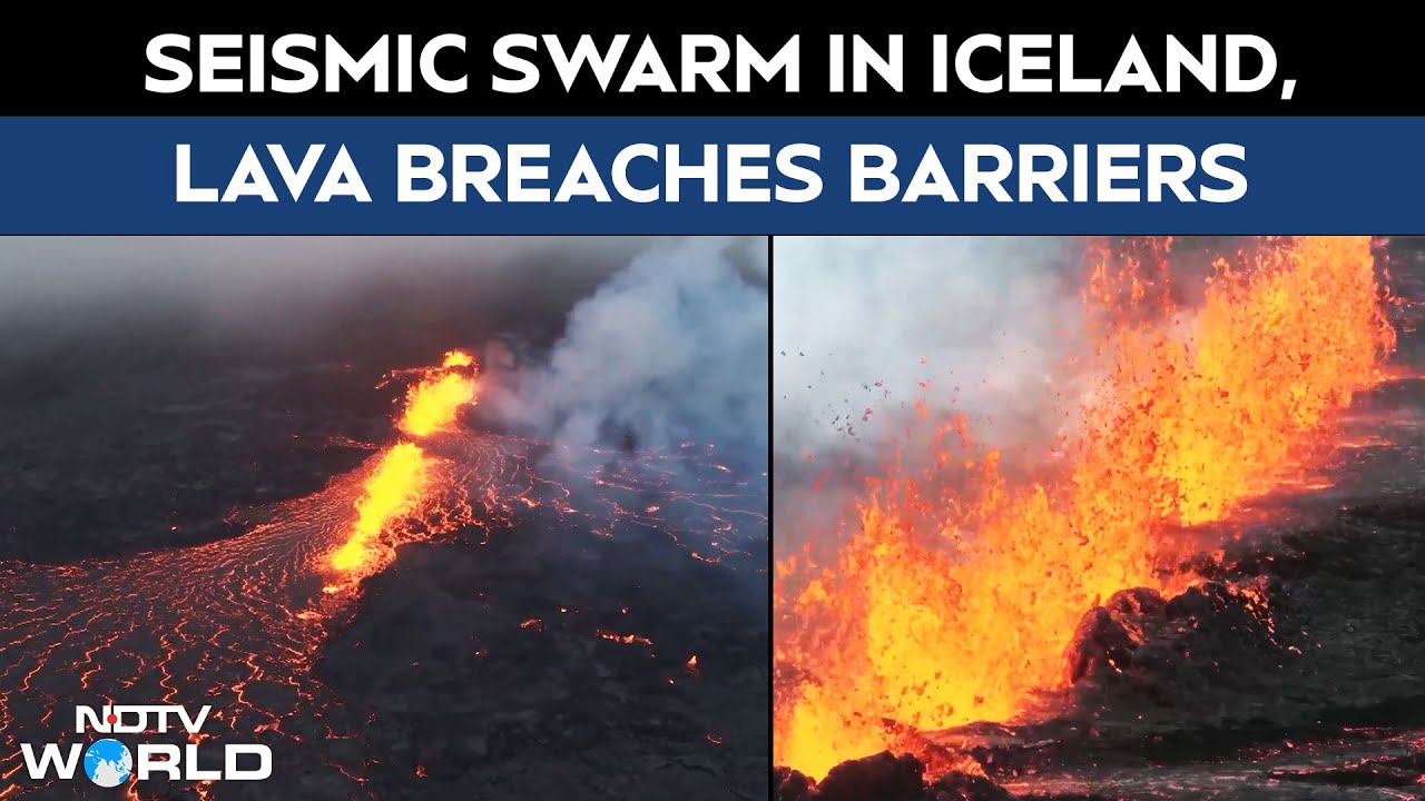 Iceland Volcano | Grindavik On Alert: Lava Breaches Barriers After ...