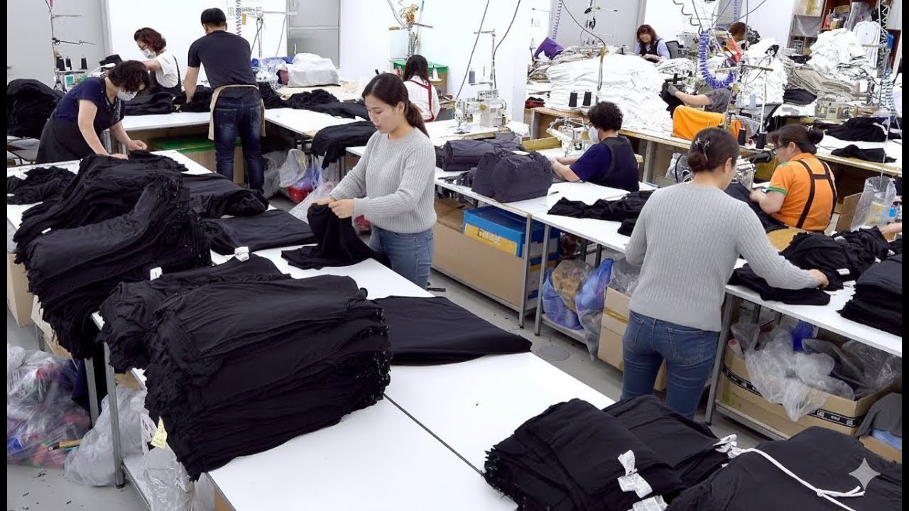 Inside a Modern Clothes Manufacturing Factory | from raw Cotton to ...