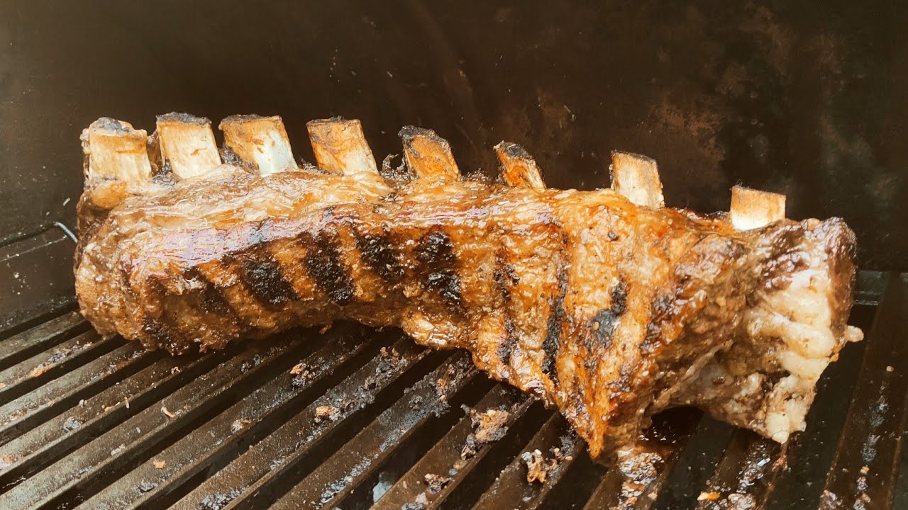 Costillar a la parrilla con sal condimentada y costra de ajo 🔥💪 ...