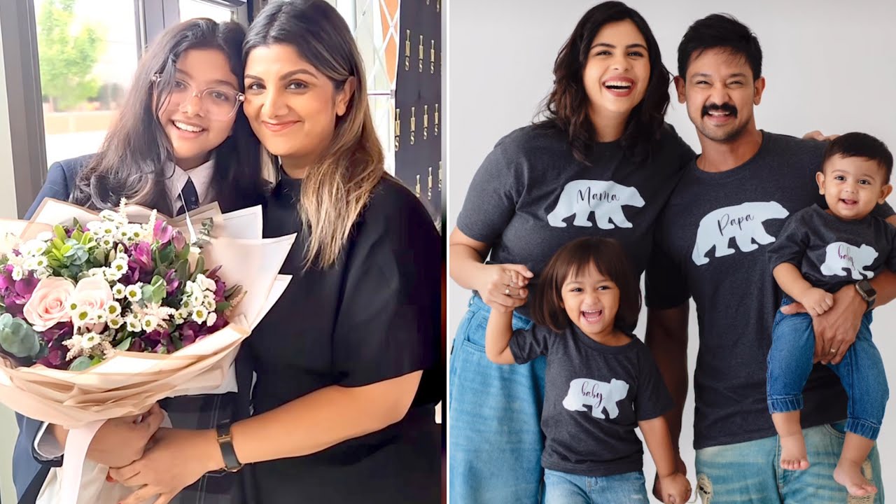 Actress Rambha Daughter Graduation Day👩‍🎓 Actor Nakkul Birthday with ...