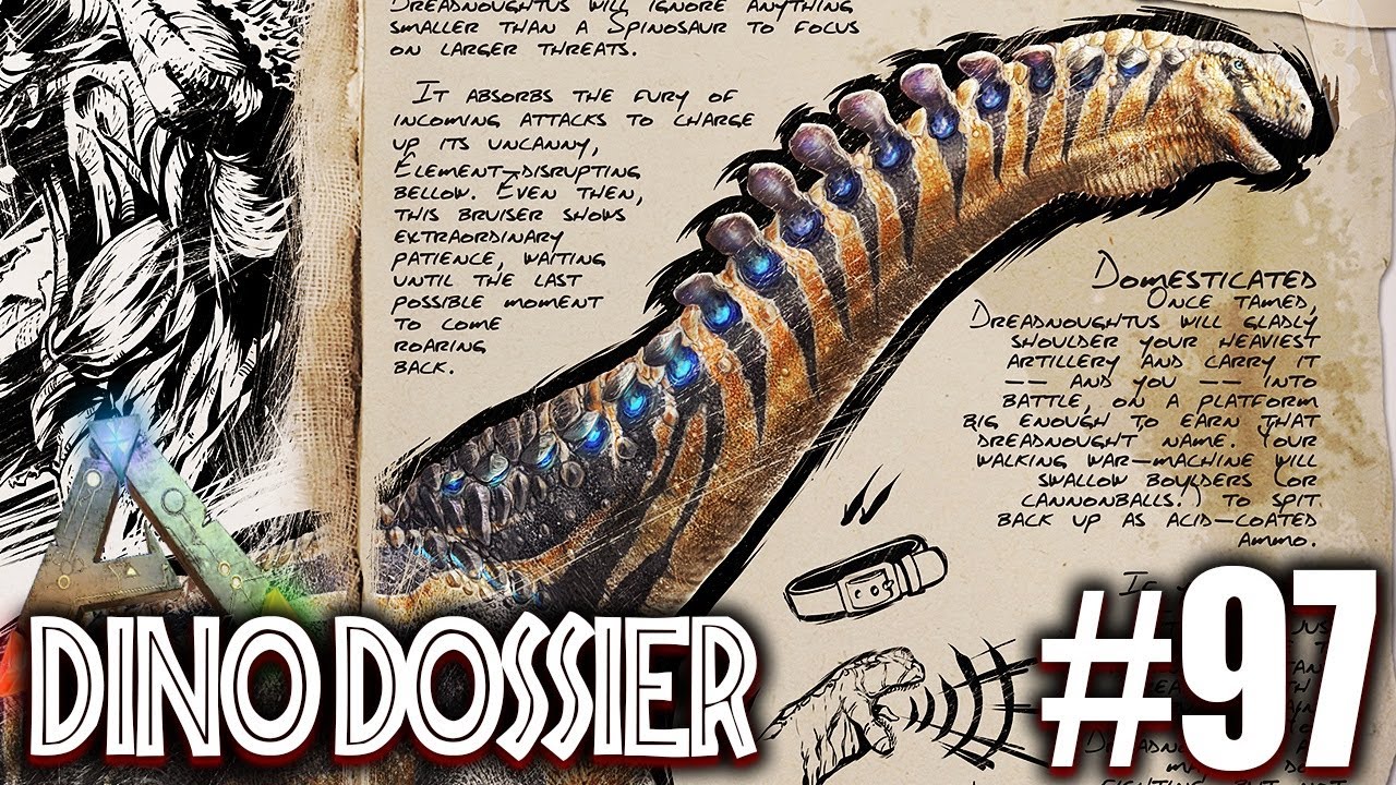 *NUEVO DINO DREADNOUGHTUS* | TODA LA INFORMACION | DINO DOSSIER #97 ...