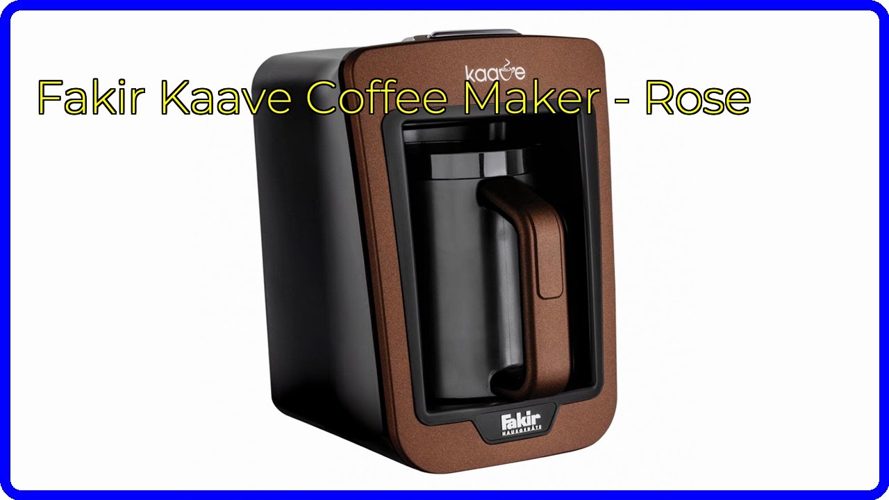 REVIEW (2024): Fakir Kaave Coffee Maker - Rose. ESSENTIAL details ...