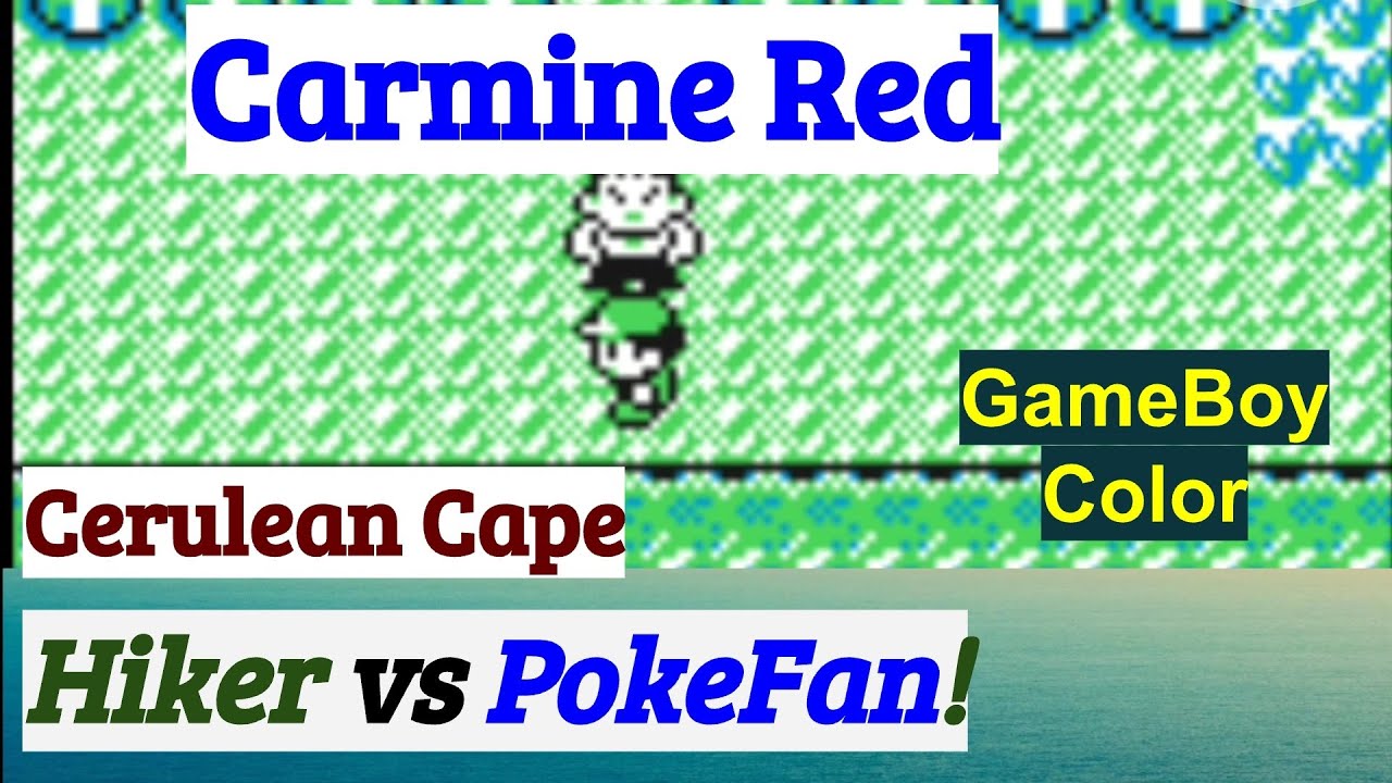 Hiker vs PokeFan Battle At Cerulean Cape Of Pokemon Carmine Red - YouTube