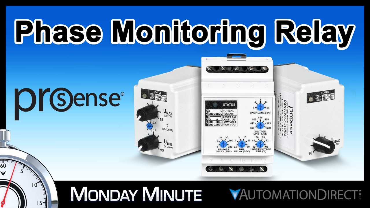 ProSense Phase & Voltage Monitoring Relays - Monday Minute at ...