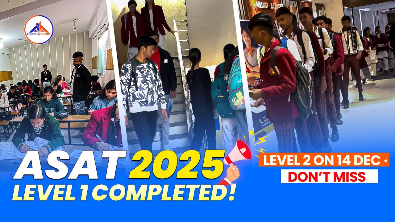 Alliant Academy Scholarship Exam 2025 | Level 1 Completed | Level 2 on ...