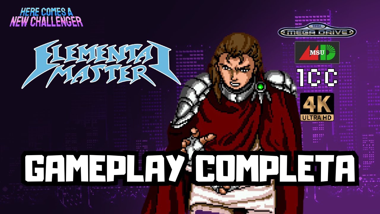 4K Retrô, episódio 14: Elemental Master MSU (Mega Drive), 1CC - YouTube