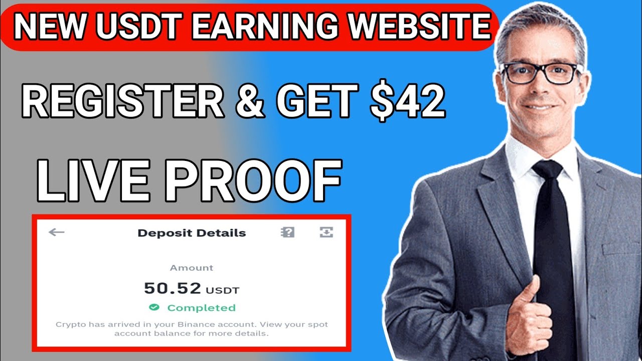 aramco app New USDT Money Making Website 2023| $42 USDT Open Card Bonus ...