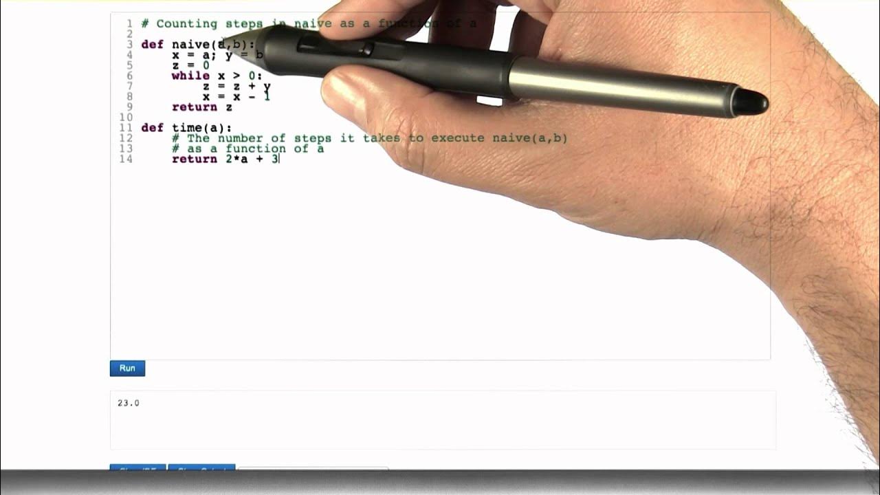 Steps For Naive Solution - Intro to Algorithms - YouTube