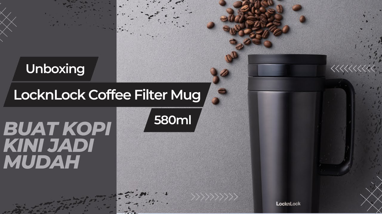 Unboxing: Lock n Lock Coffee Filter Mug 580ml - YouTube