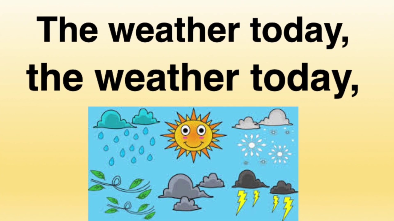 The weather song - YouTube