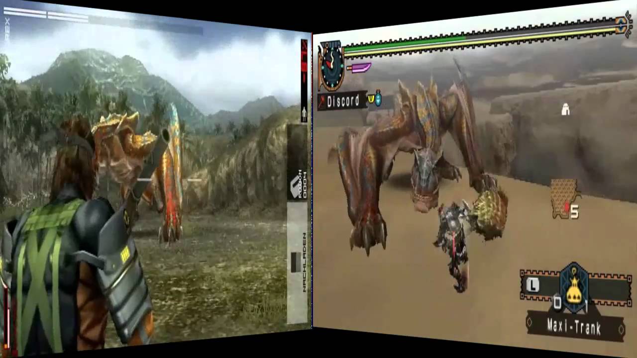 [Mhf/Mgs] - Tigrex (Snake vs. Monster Hunter) - YouTube