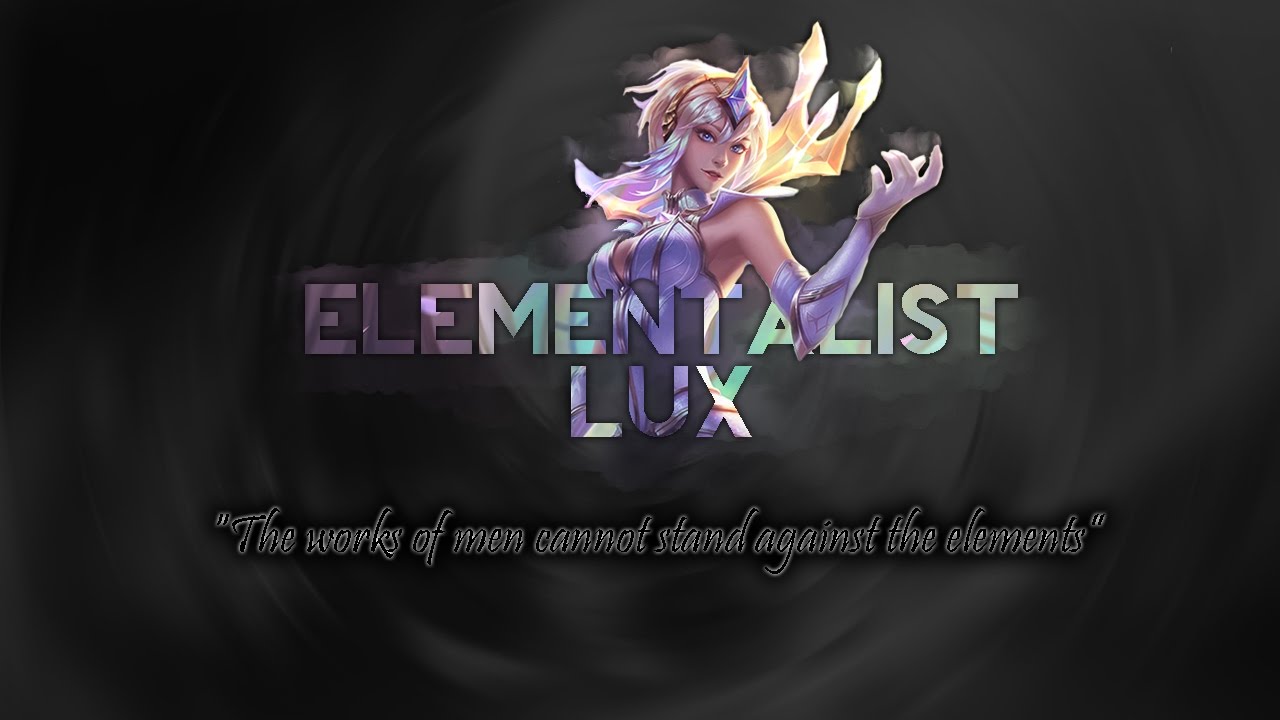 SpeedArt | Elementalist Lux Wallpaper? | League of Legends GFX - YouTube