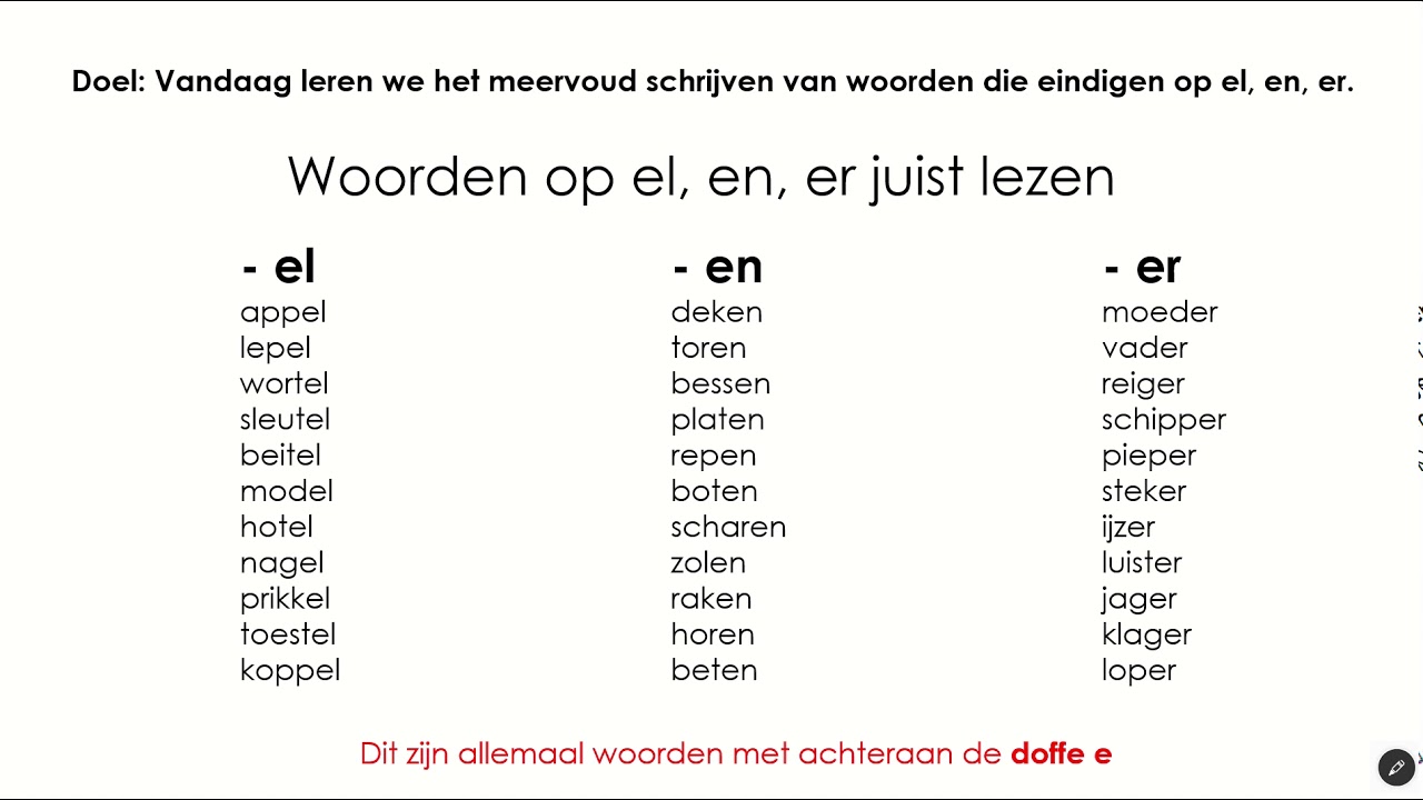 Kijker 5 les 12 meervouden (spelling) - YouTube