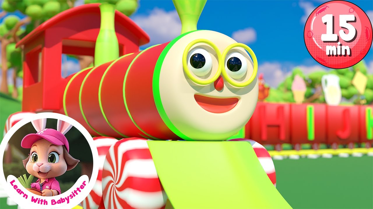 ABC Train Song Nursery Rhymes | ABC Train Song Full Video | An Alphabet ...