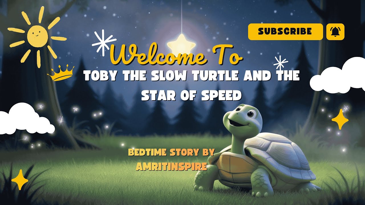 🌙 Toby the Slow Turtle and the Star of Speed 🐢 | Bedtime Story for Kids ...