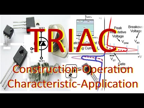 Triac, Construction, Characteristic , Working, four Quadrant operation ...