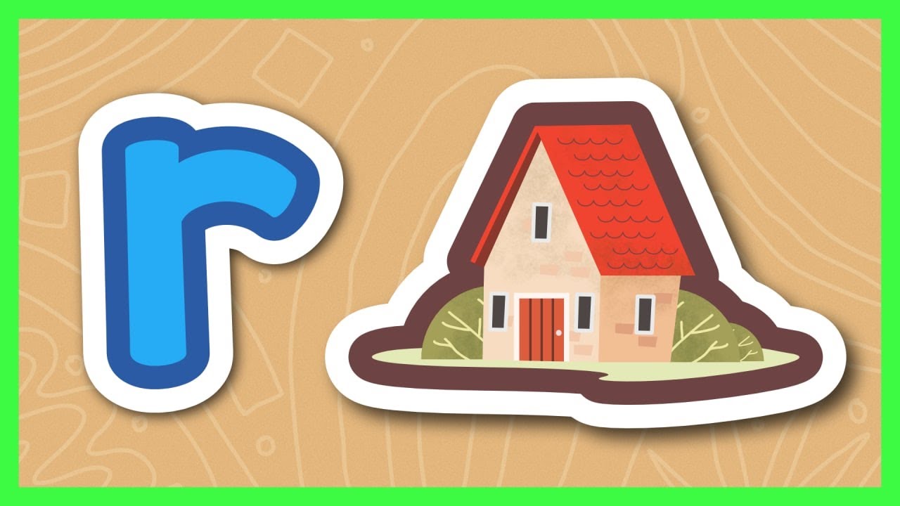 Belajar Huruf Abjad: Belajar Menulis Huruf R (Belajar Huruf Alfabet ...