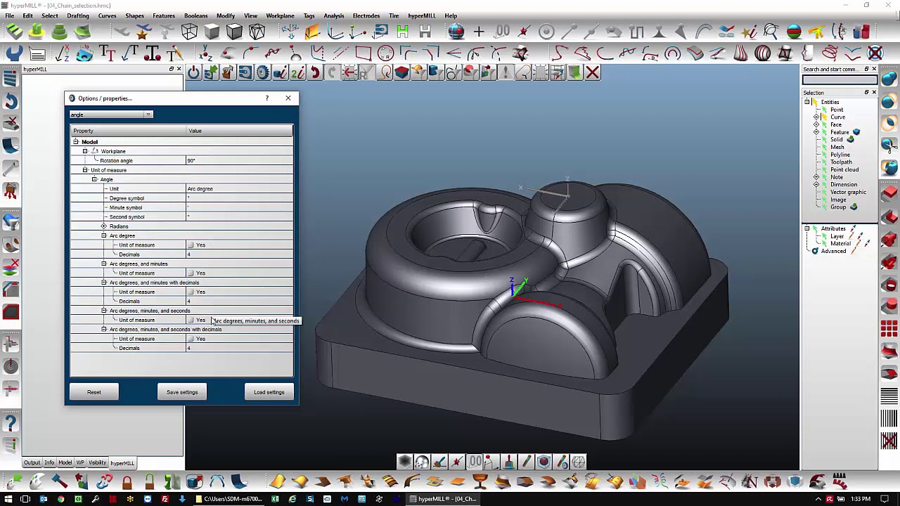 hyperCAD-S 2017.2 - Search Command Function - YouTube