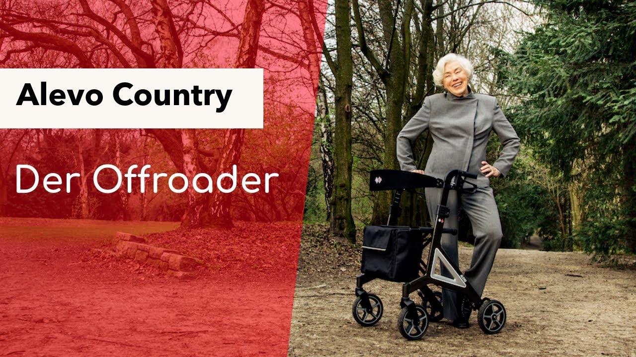 Leichtgewicht Rollator Alevo Country designed vom Porsche Design Studio ...