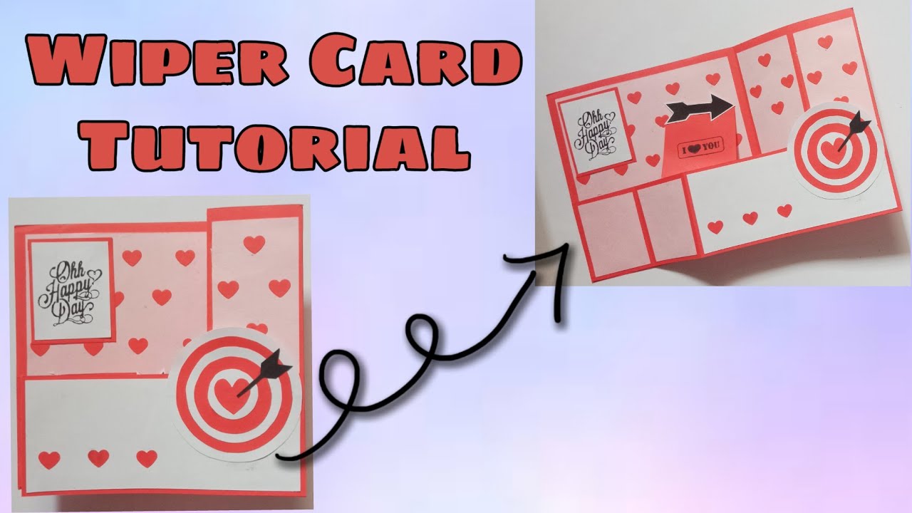 Wiper Card Tutorial♥| Scrapbook Card - YouTube
